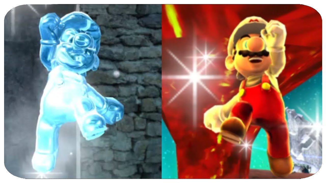 Super Mario Galaxy (HD) Walkthrough Part 10 - Freezeflame Galaxy - YouTube