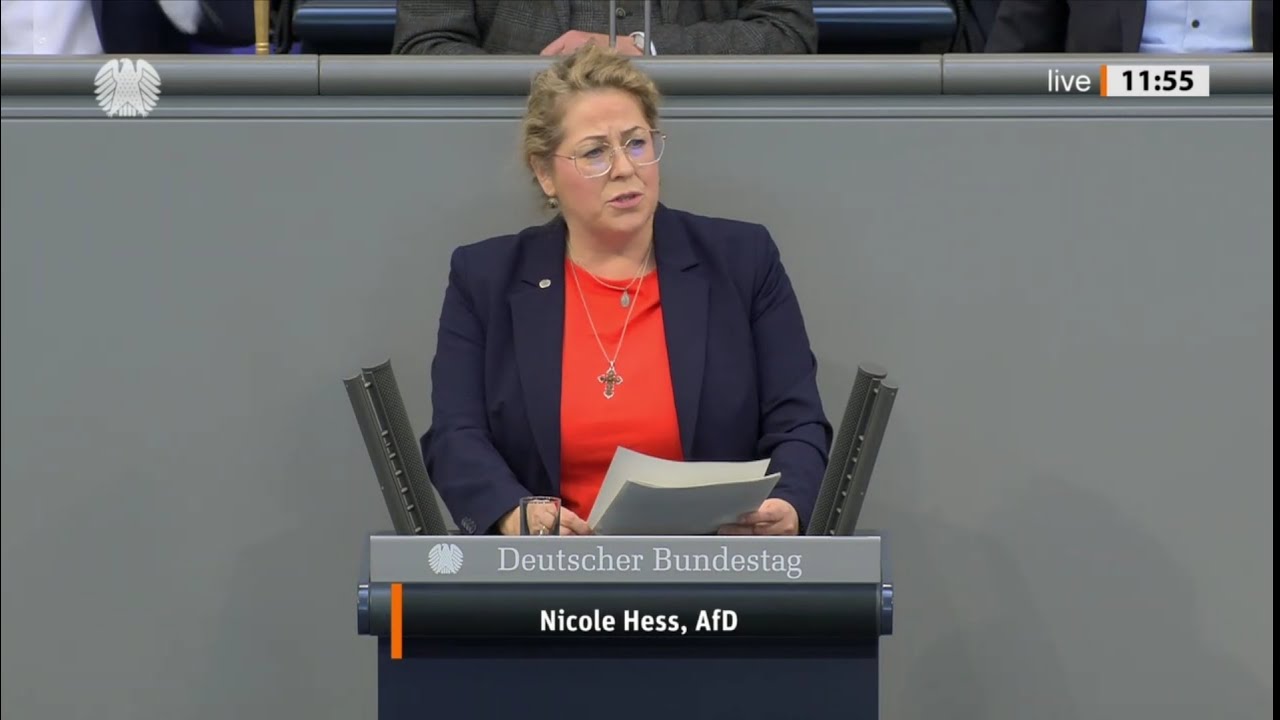 AKTUELL : REDE NICOLE HESS ( AFD ) AM 24.SEPTEMBER IM DEUTSCHEN ...