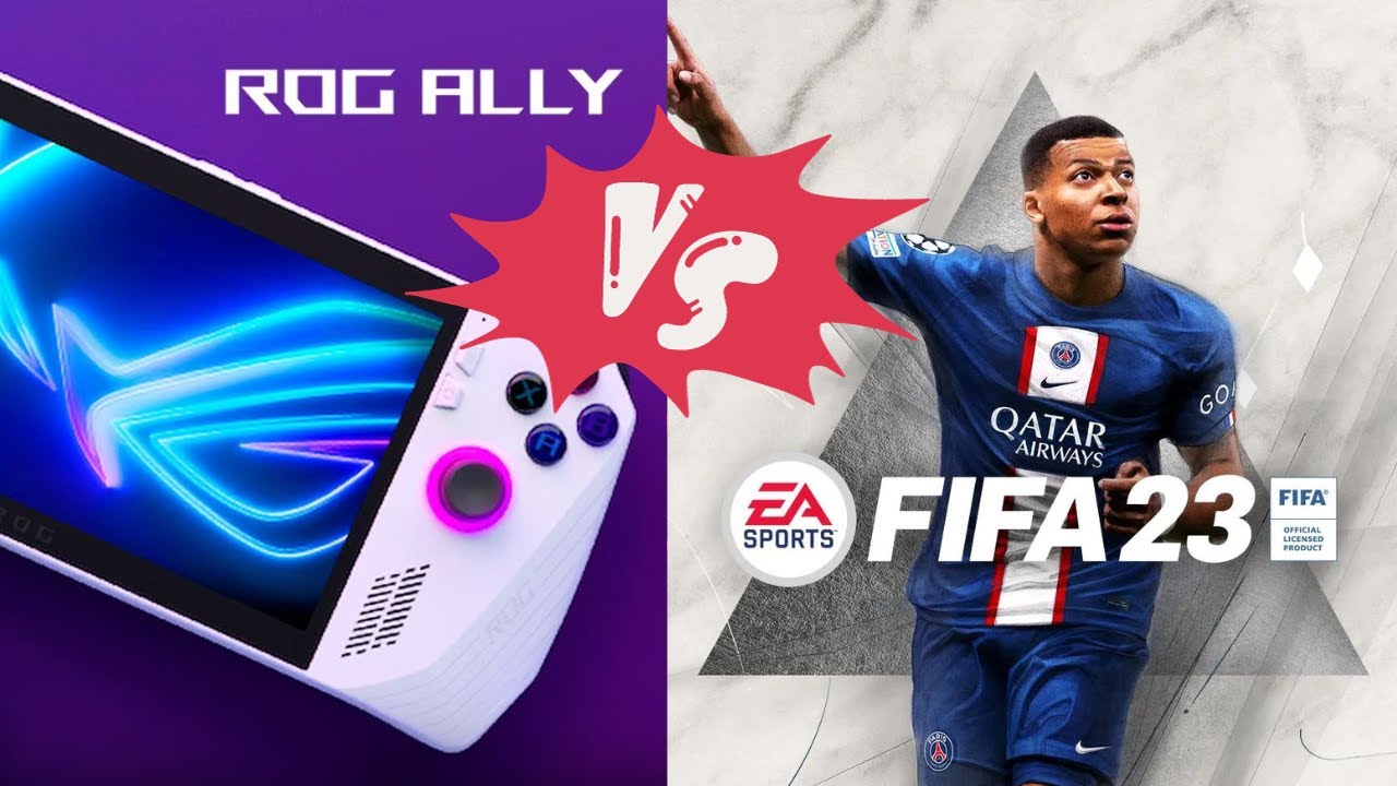 FIFA 23 on Asus Rog Ally| Ryzen Z1 Extreme | AMD Radeon 780M l Ryzen 7 ...