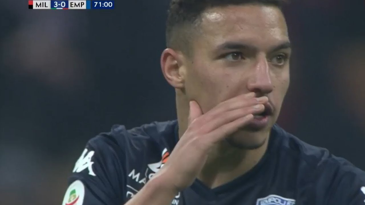 Ismaël Bennacer First Match AT SAN SIRO - YouTube