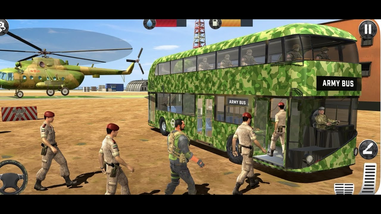 Army Bus Driver US Soldier Transport Duty 2017 - Offroad Bus Driving ...