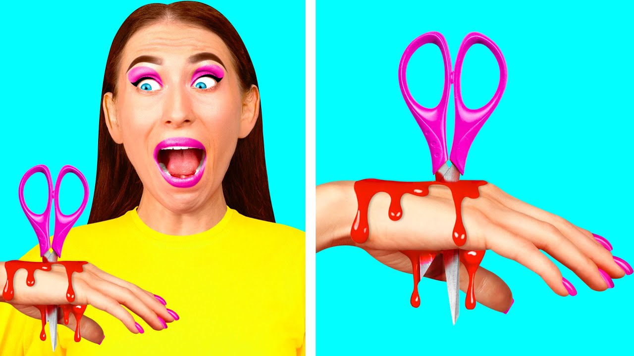 Grappige Halloween Grappen | Grappige Uitdagingen Fun Teen - YouTube