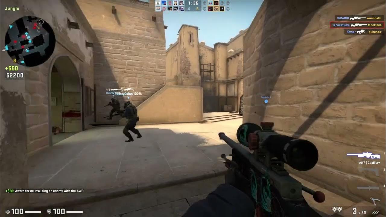 360 AWP kill CSGO. - YouTube