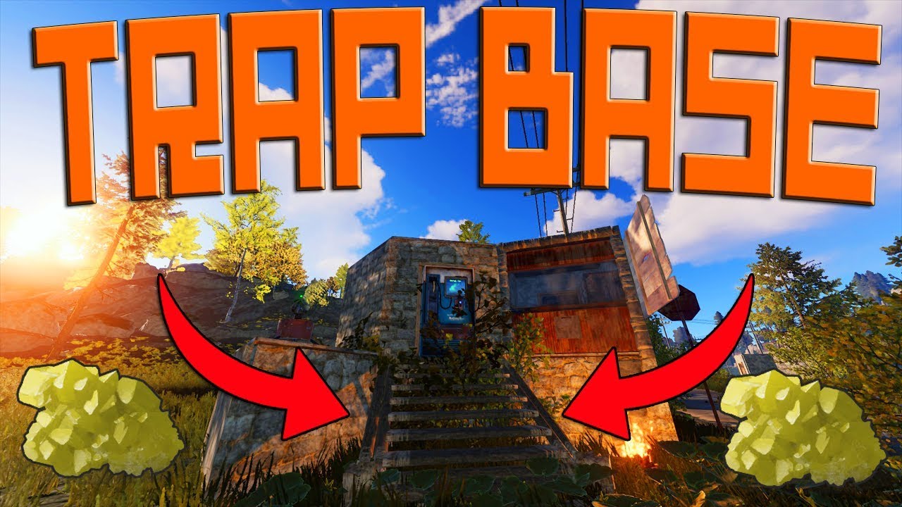 SCAMMING KIDS with a SULFUR SHOP TRAP BASE! - Rust - YouTube