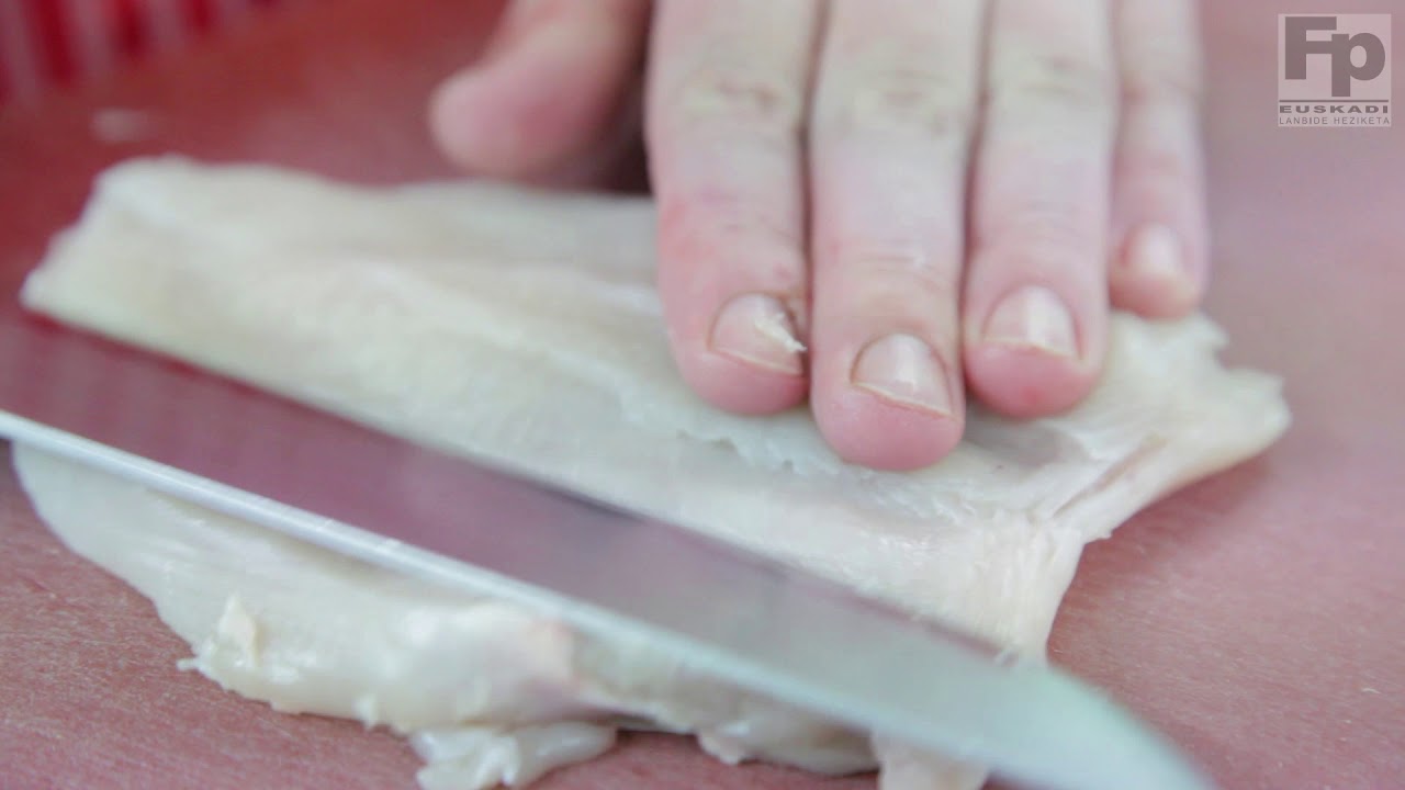 Cortes de la pechuga de pollo - YouTube