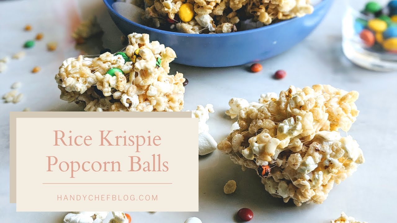 RICE KRISPIE POPCORN BALLS - YouTube