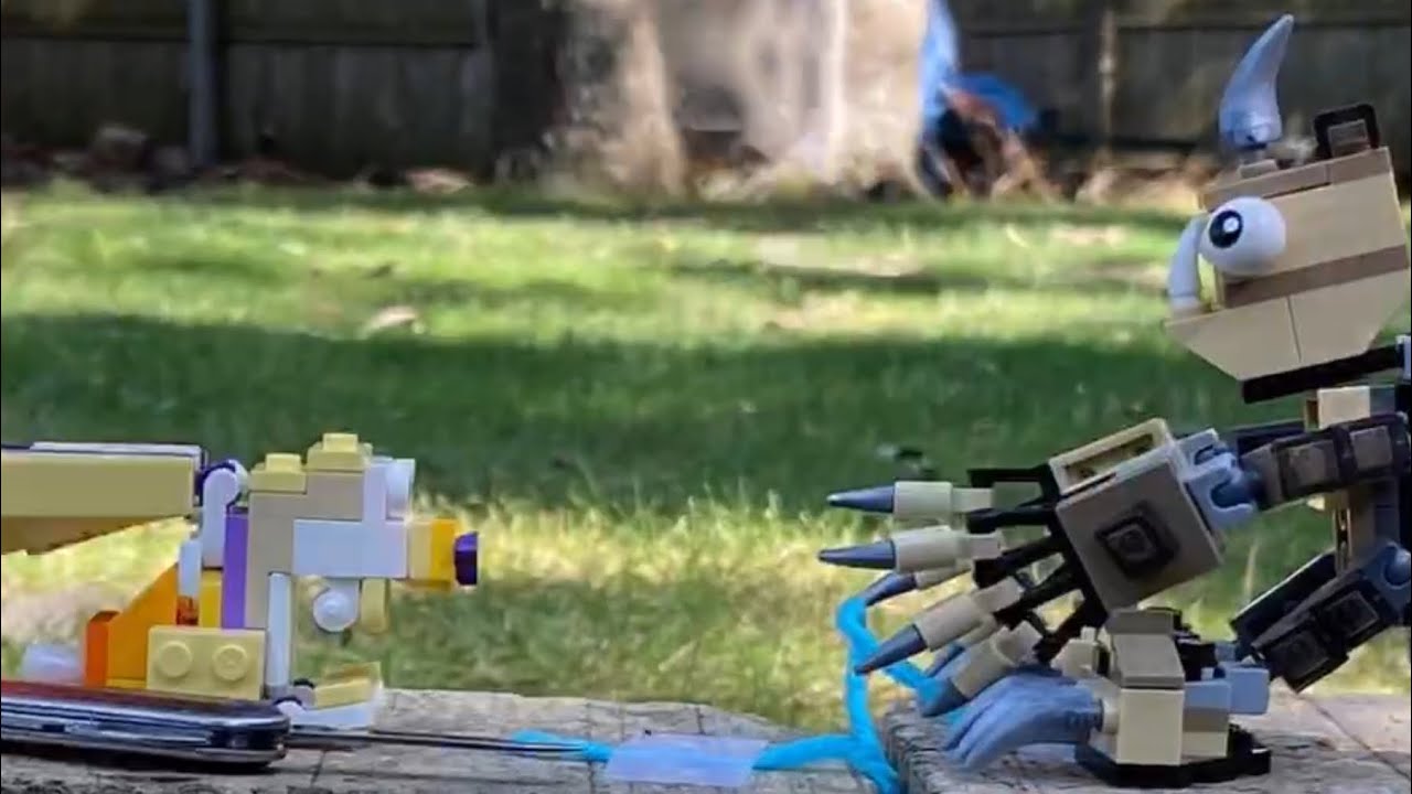 Take one step on that rope and I’ll cut it. With Legos - YouTube