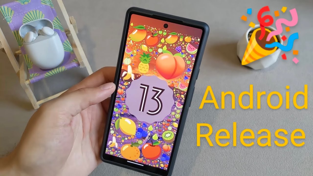 Official Android 13 на Google Pixel 6 - YouTube