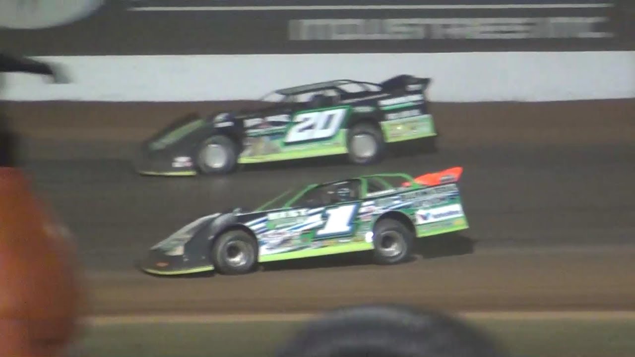 Lucas Oil Late Model-Rocket Man #1R Josh Richards- from 4th row to win ...