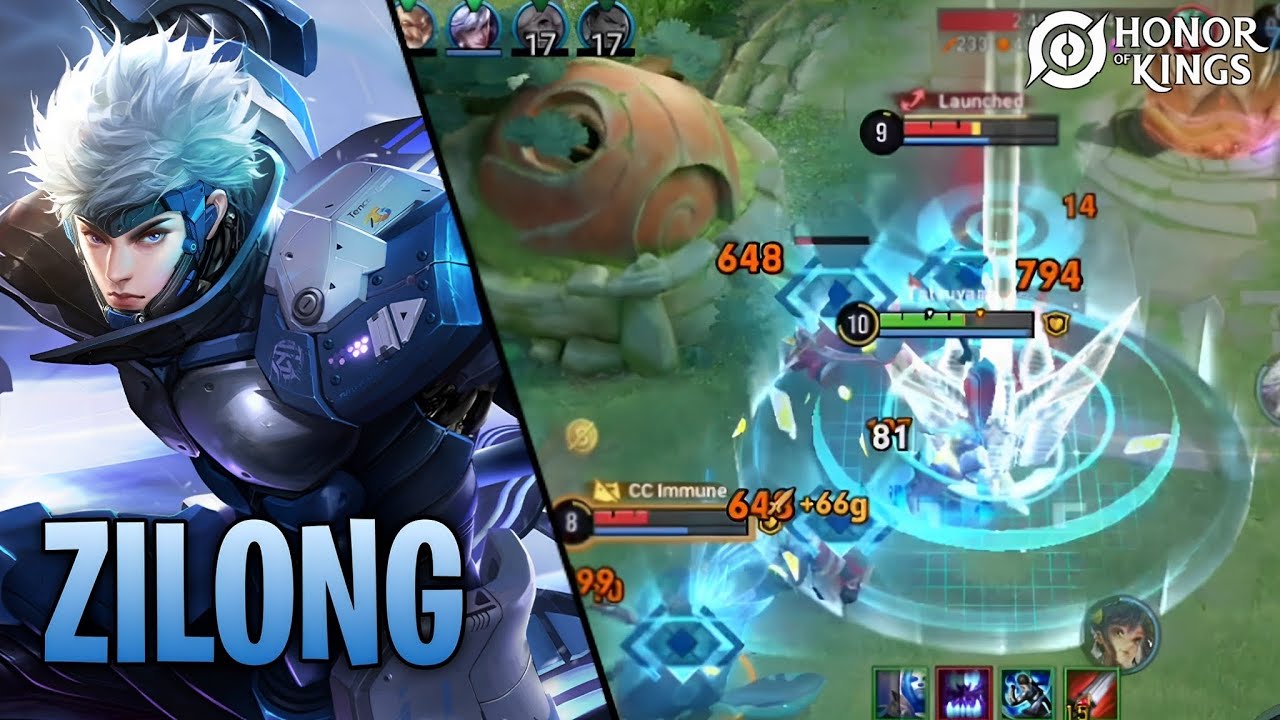 Honor Of Kings Global : Zilong [ Fighter ] Gameplay - YouTube