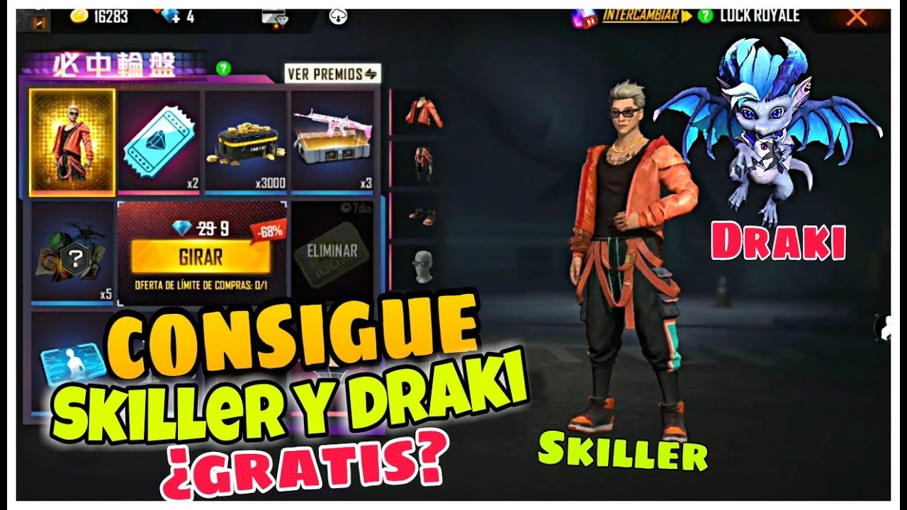 RECLAMA la nueva mascota DRAKI 😱 ¿Gratis? / La llegada de SKILLER nuevo ...