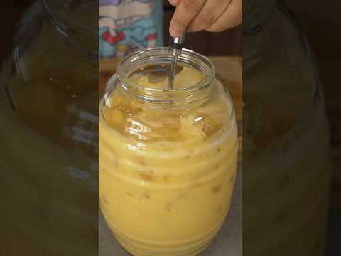 Agua fresca de piña con mango #receta