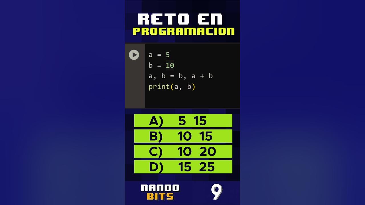 RETO DE PROGRAMACIÓN EN PYTHON - YouTube