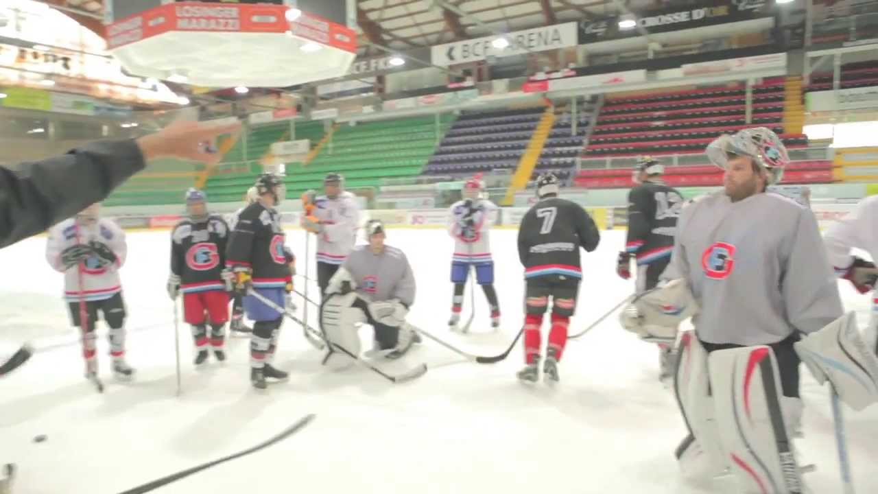 NHL 2014 launch at the BCF Arena, Fribourg - YouTube