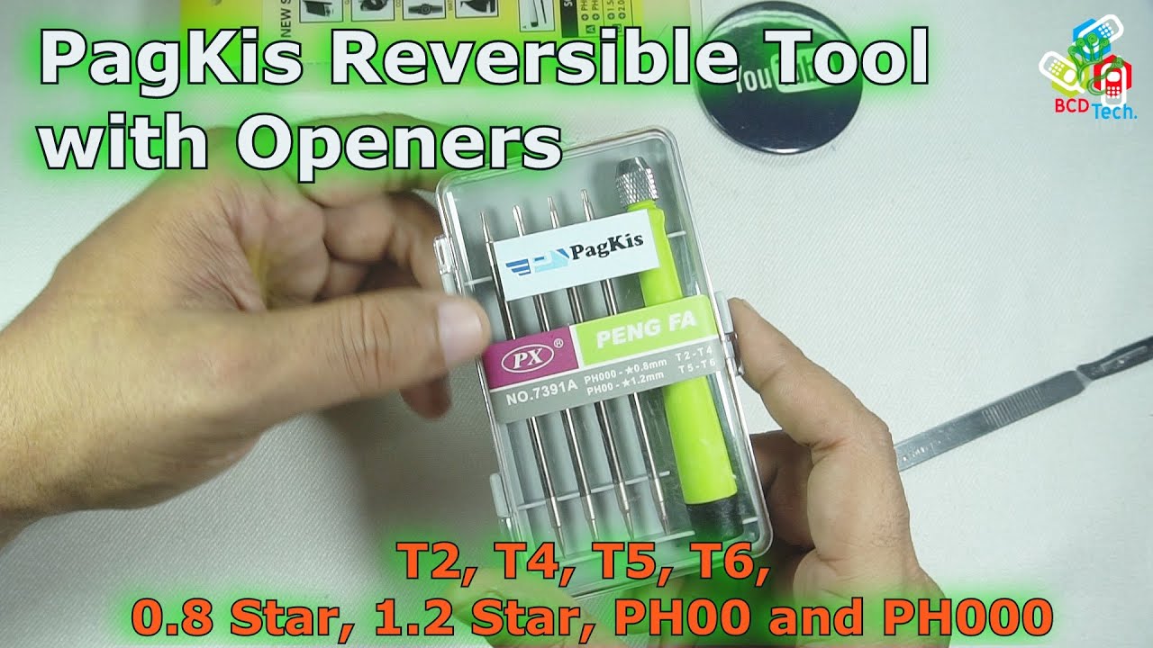 PagKis Reversible Tool with Openers - YouTube