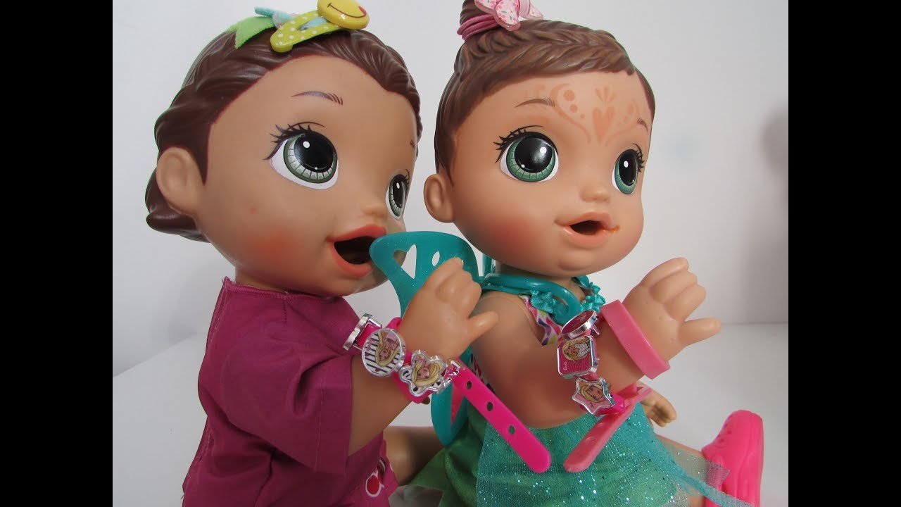 BRACELETES GLAMOUROSOS DA BARBIE, Baby Alive Amandinha e Prima Fadinha ...