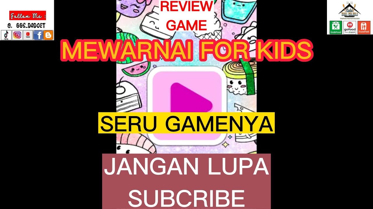 Review // MEWARNAI FOR KIDS / BANYAK GAMBAR DAN CERAH WARNANYA / BAGUS ...