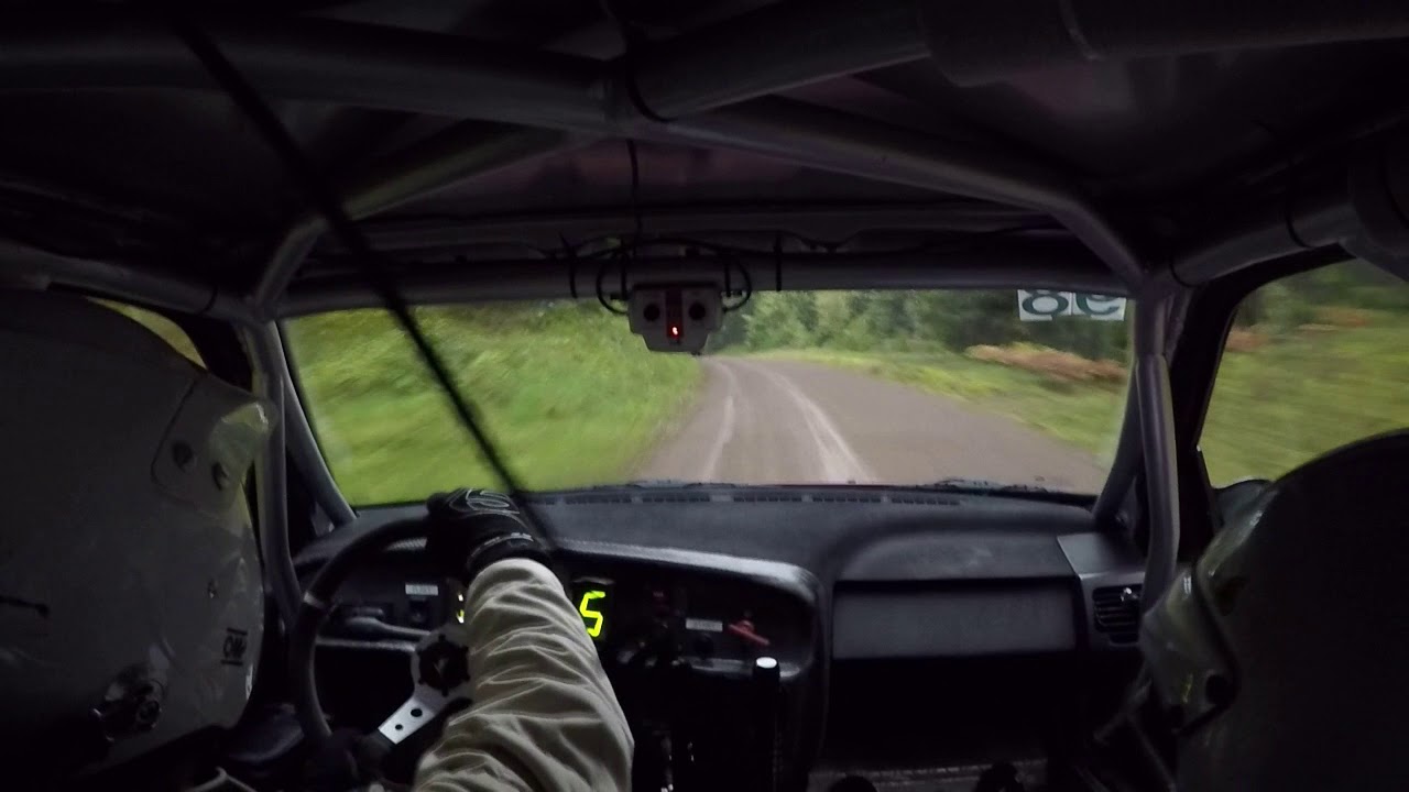 Badhotellet rally 2017 ss3 avåkning Erik Wigren/Johan strid - YouTube