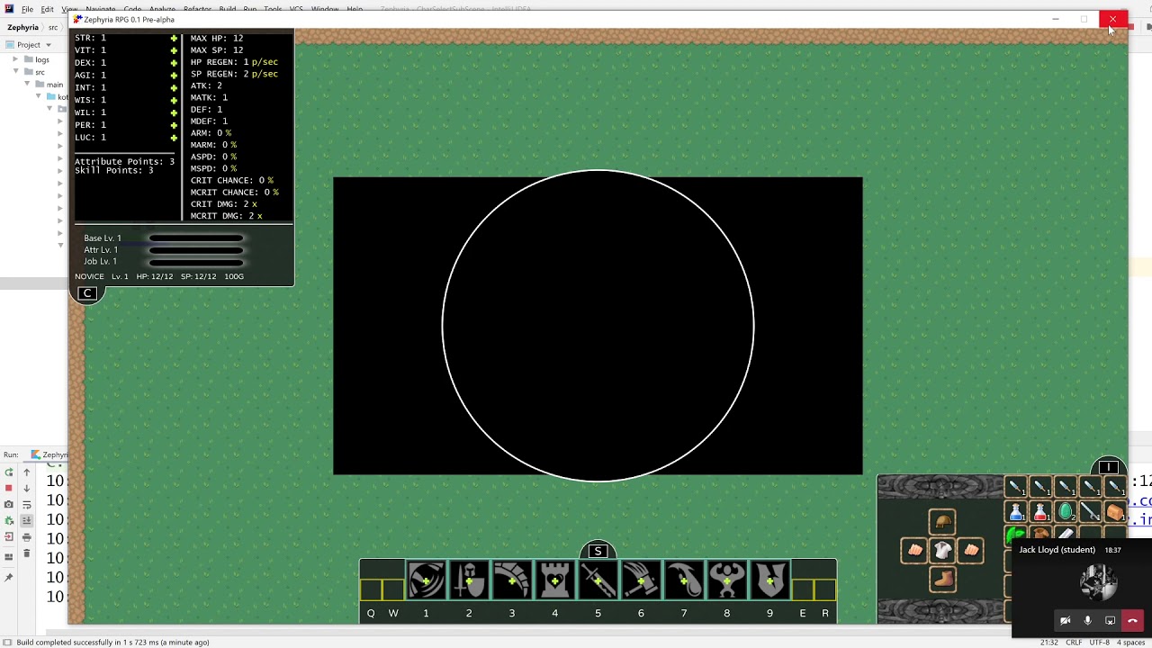 DevStream: Zephyria RPG Character Select Screen (with Jack Lloyd) - YouTube