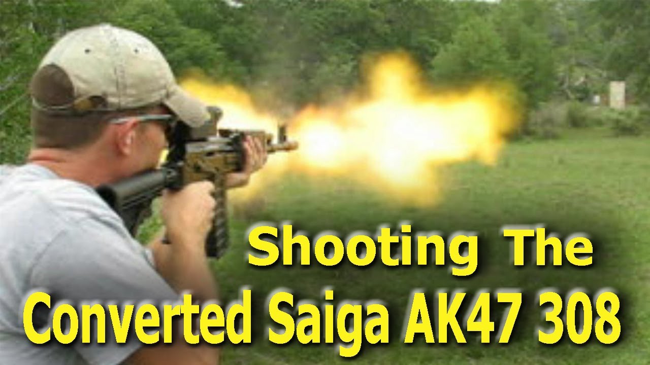 100 Meter Shooting with the 7.62 Saiga Rifle - YouTube