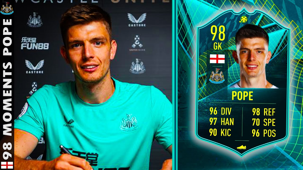98 MOMENTS POPE PLAYER REVIEW - FIFA 22 ULTIMATE TEAM - YouTube