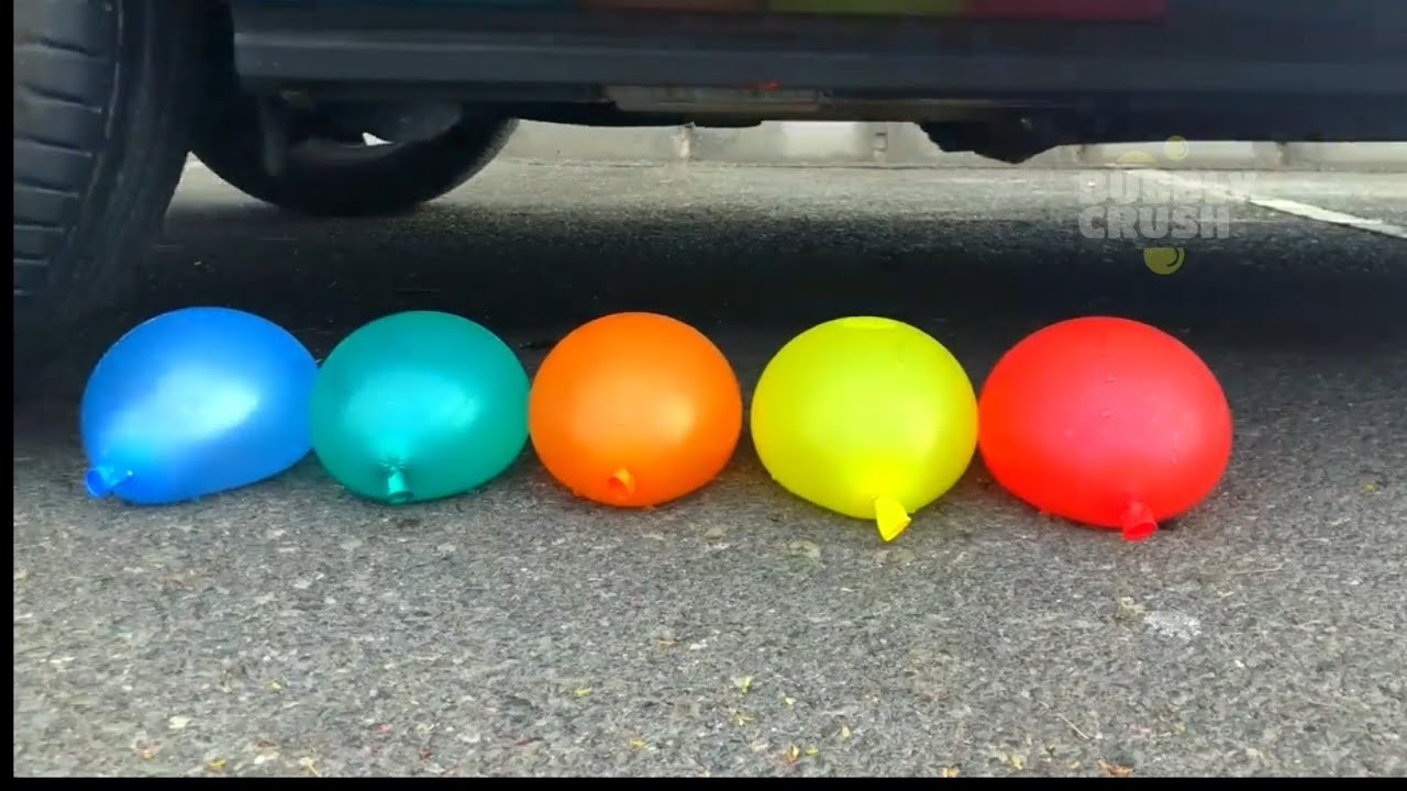 Bubbly Crushing Crunchy & Soft Things By Car! - Experiment - 08 - YouTube
