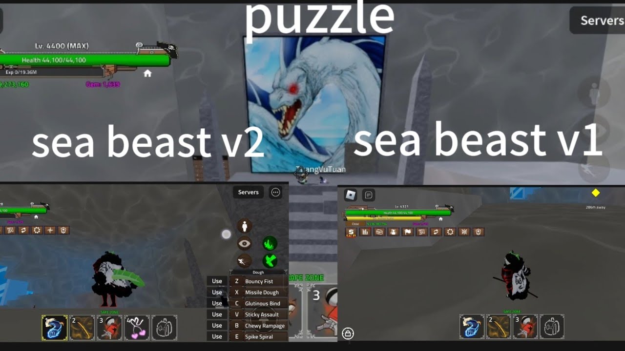 cách lấy tộc sea beast và lên sea beast v2 (how to get sea beast race ...