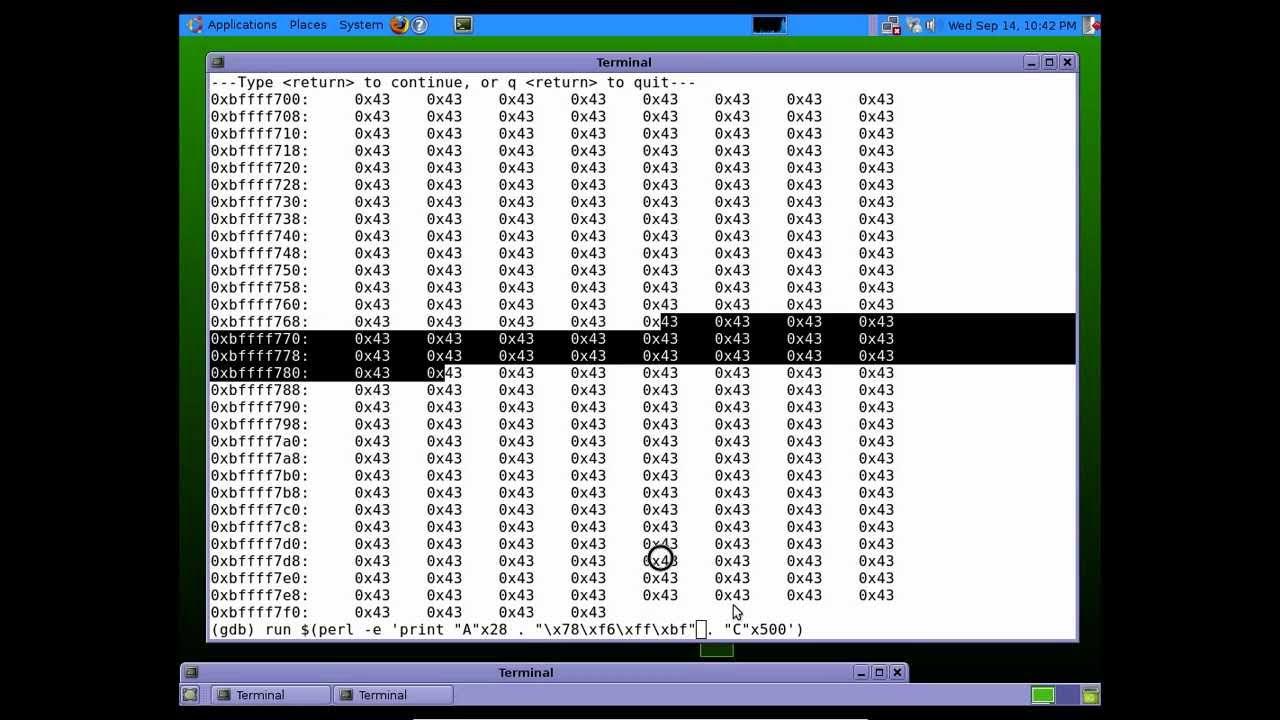 Buffer Overflow Tutorial - Part 7 - YouTube