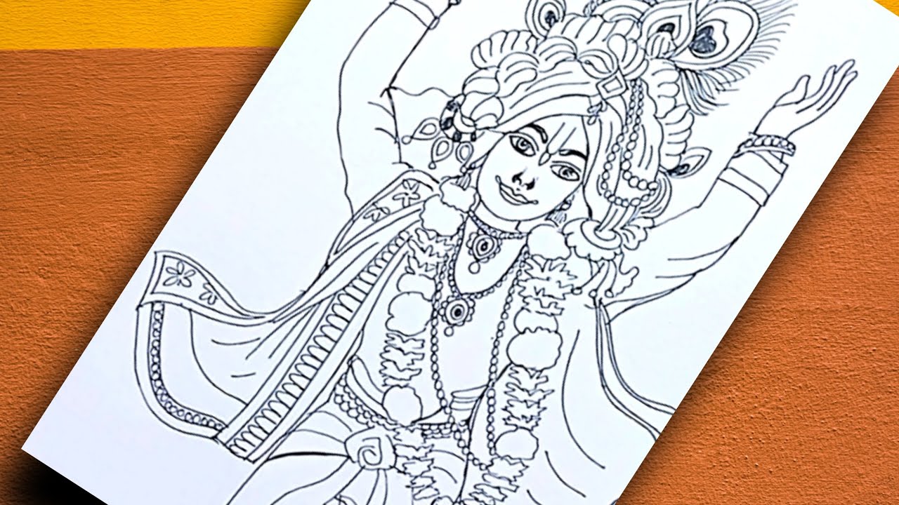 Beautiful Lord Chaitanya mahaprabhu drawing/ Chaitanya mahaprabhu ...