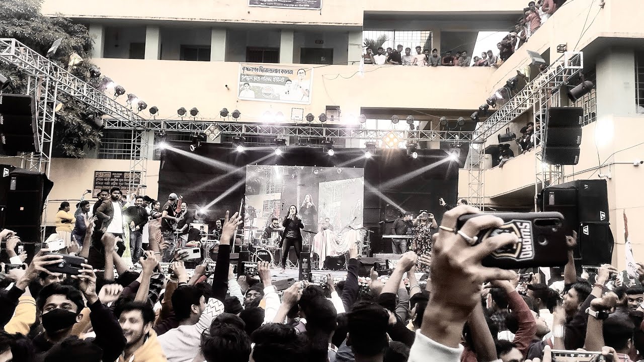 Sonali Banerjee Live | D L Roy College | NBMG | Live Show | Energetic ...