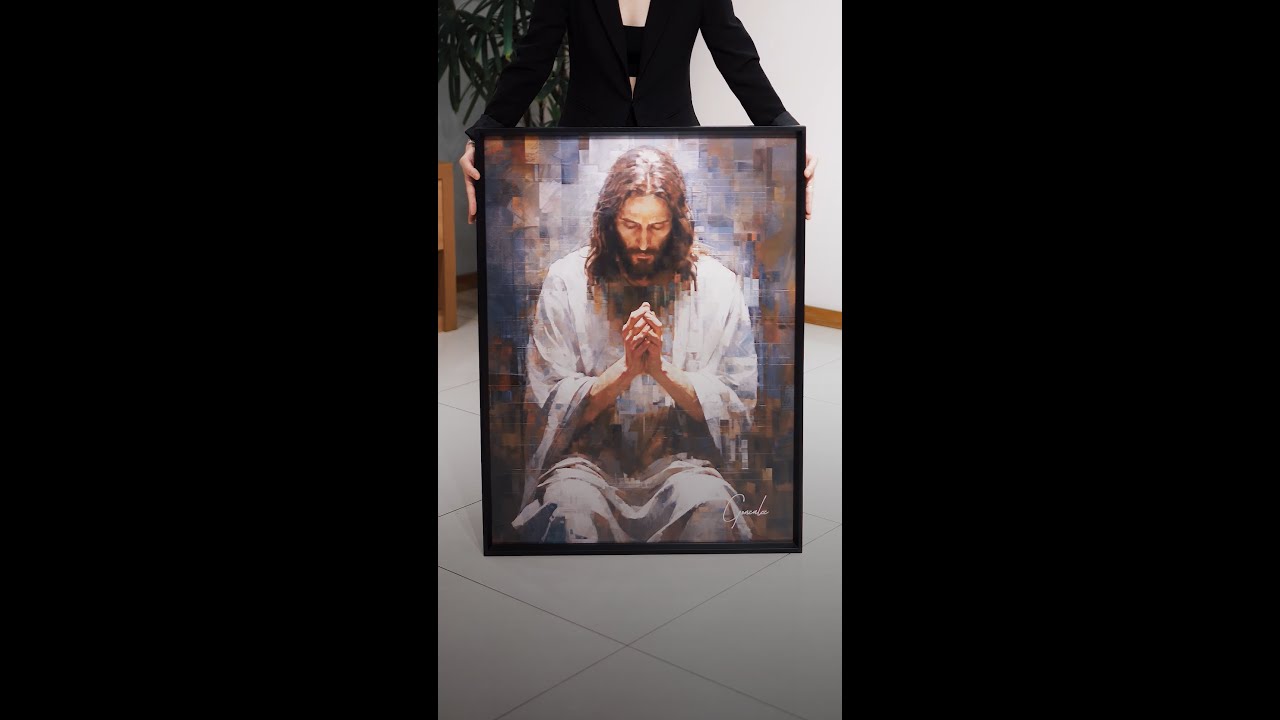 Quadro Jesus Grid Art - YouTube