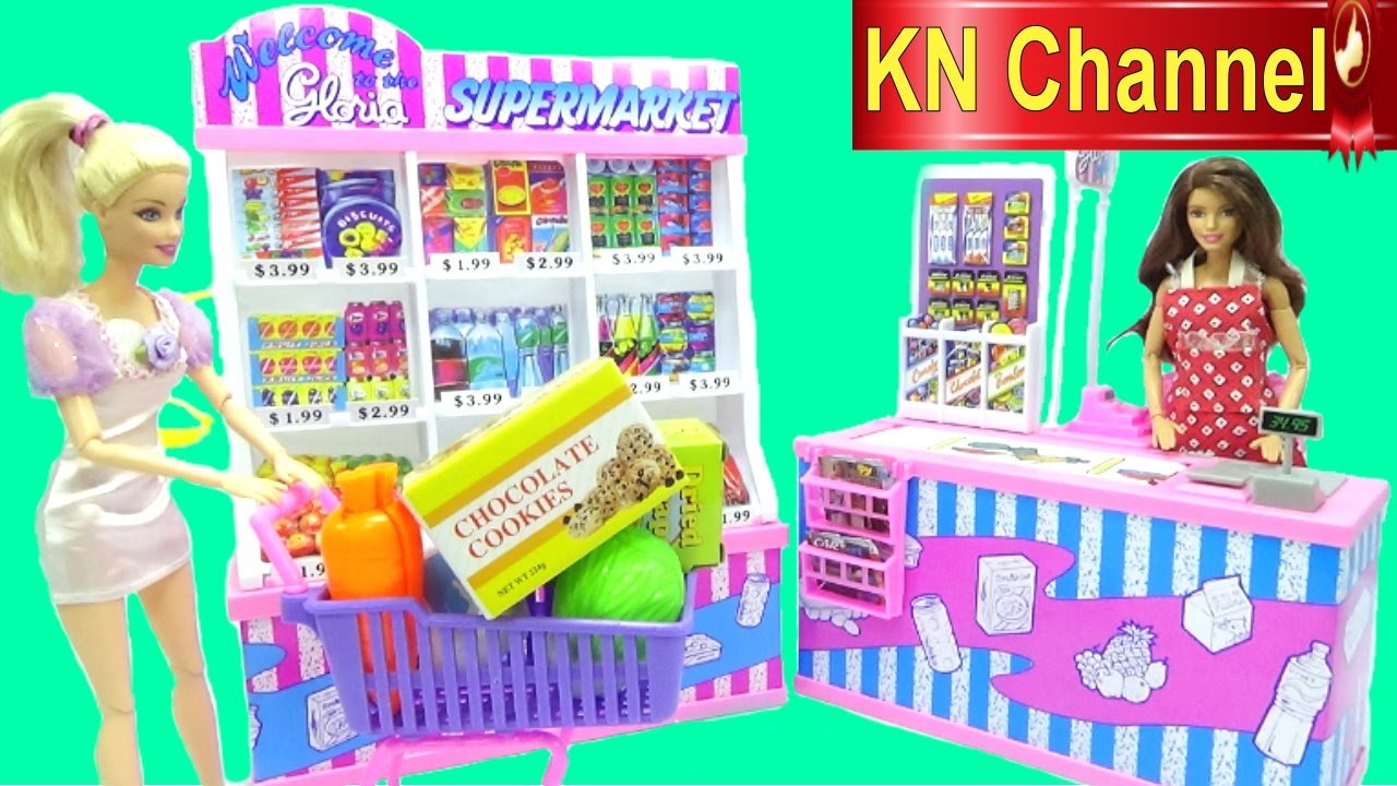 Đồ chơi trẻ em SIÊU THỊ BÚP BÊ BARBIE SUPERMARKET FOR DOLL Kids toys ...