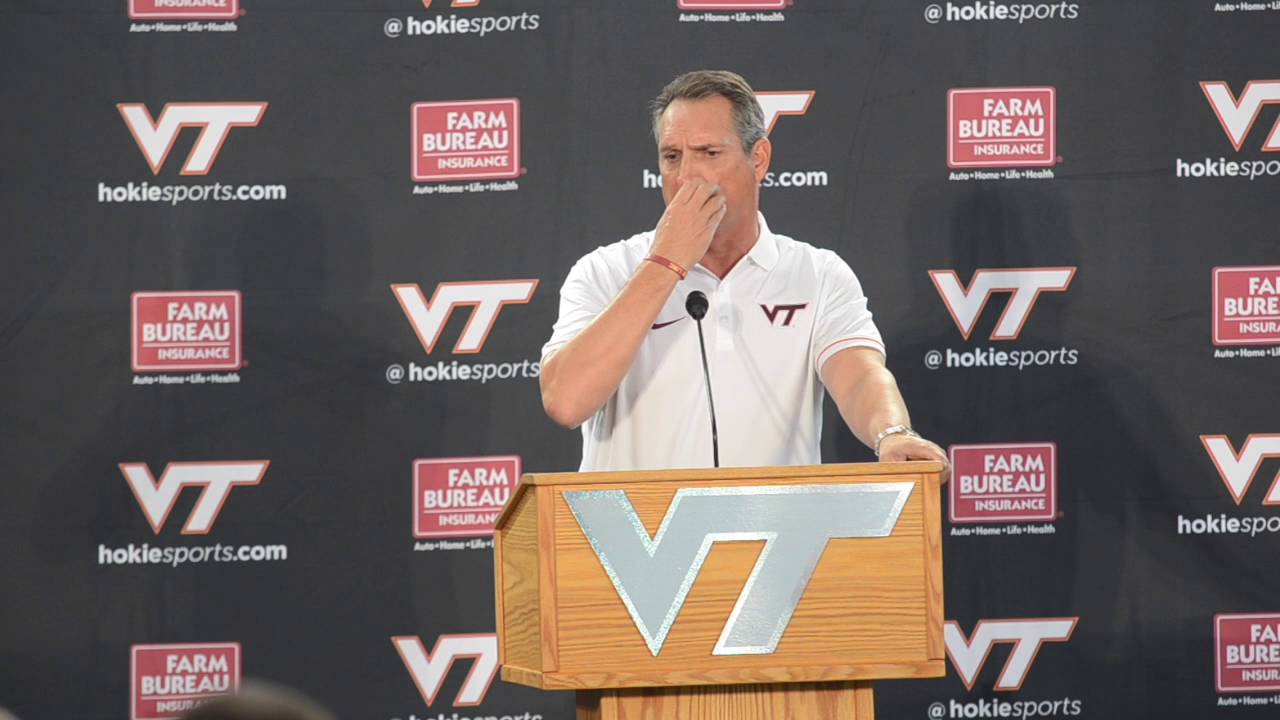 Bud Foster Virginia Tech Media Day (8/14/2016) - YouTube