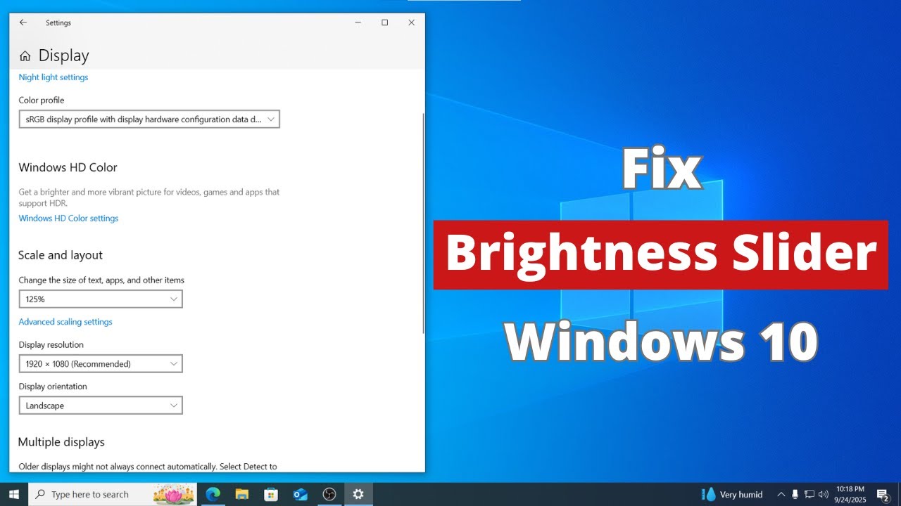 How to Fix Brightness Slider Missing in Windows 10 - YouTube