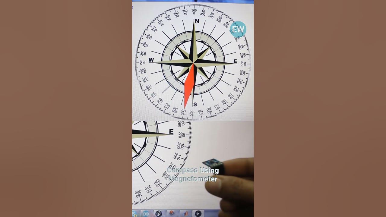 Compass application using HMC5883L magnetometer | Project by lokesh ...