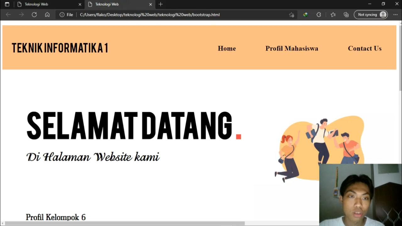 MEMBUAT WEB STATIS SEDERHANA (HTML , CSS) | 6 - YouTube