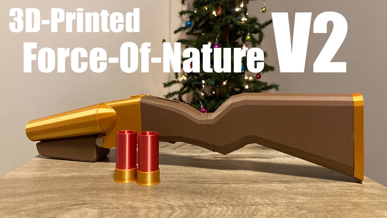 3D Printed Force-Of-Nature V2 - YouTube