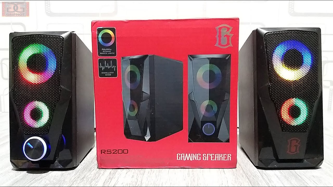 SPEAKER GAMING RGB PC SUPER BIG BASS - YouTube