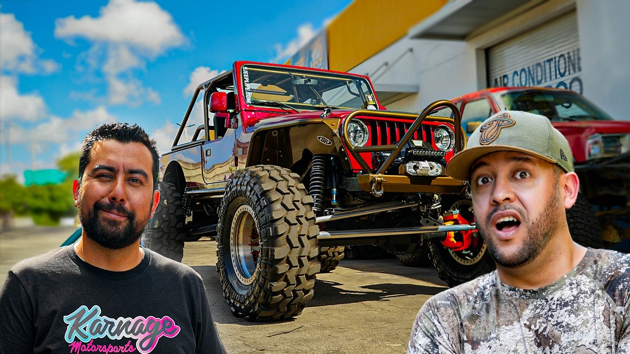 ASÍ SE CREAN LOS JEEP MÁS BESTIALES DE MIAMI… Y LO VIMOS EN VIVO! 🚀 ...