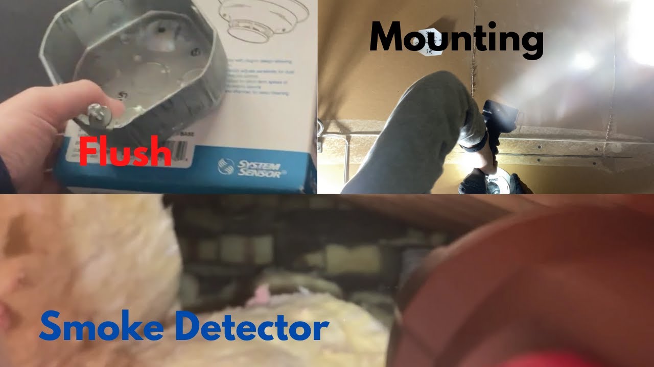 Making a flush mounted Smoke Detector! @rsssafety5453 - YouTube