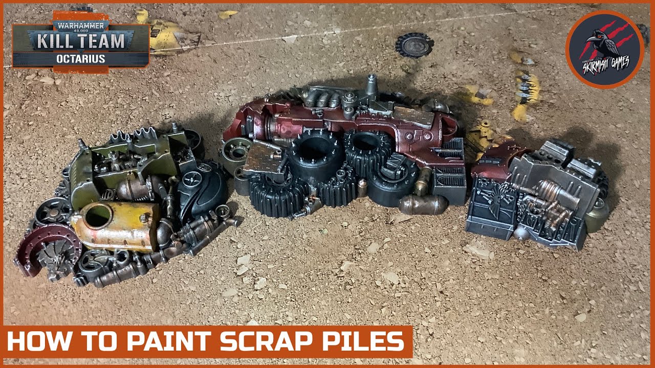 HOW TO PAINT KILL TEAM SCRAP PILES - Quick Easy Tabletop Ready - Kill ...