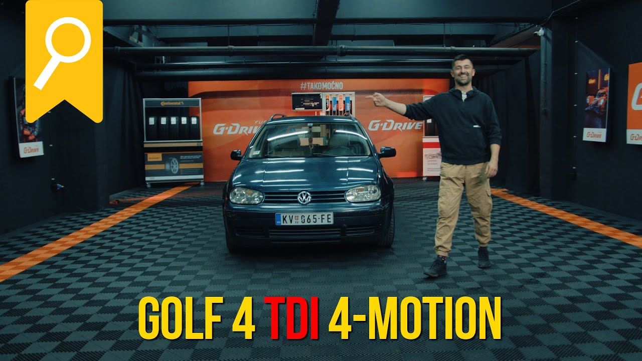 VW GOLF 4 TDI, 4 Motion, FULL FULLOVA oprema! - YouTube