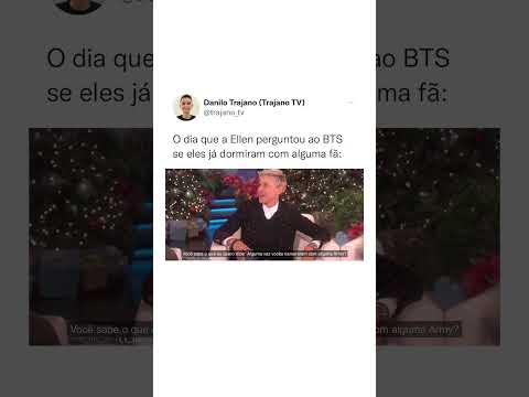 A pergunta da Ellen pra o BTS #shorts #kpop #bts