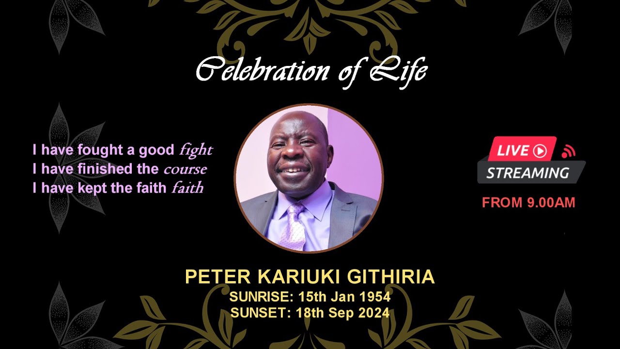 PETER KARIUKI GITHIRIA - YouTube