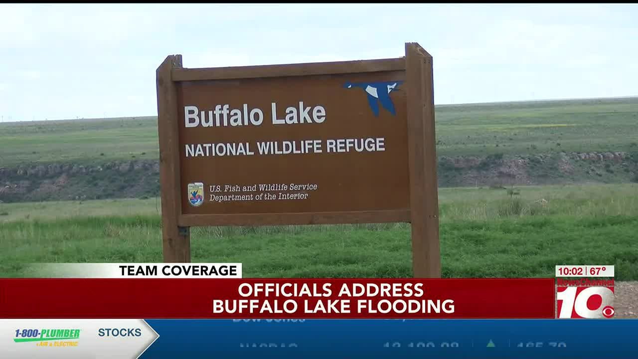 VIDEO: Officials address release of water from Buffalo Lake - YouTube