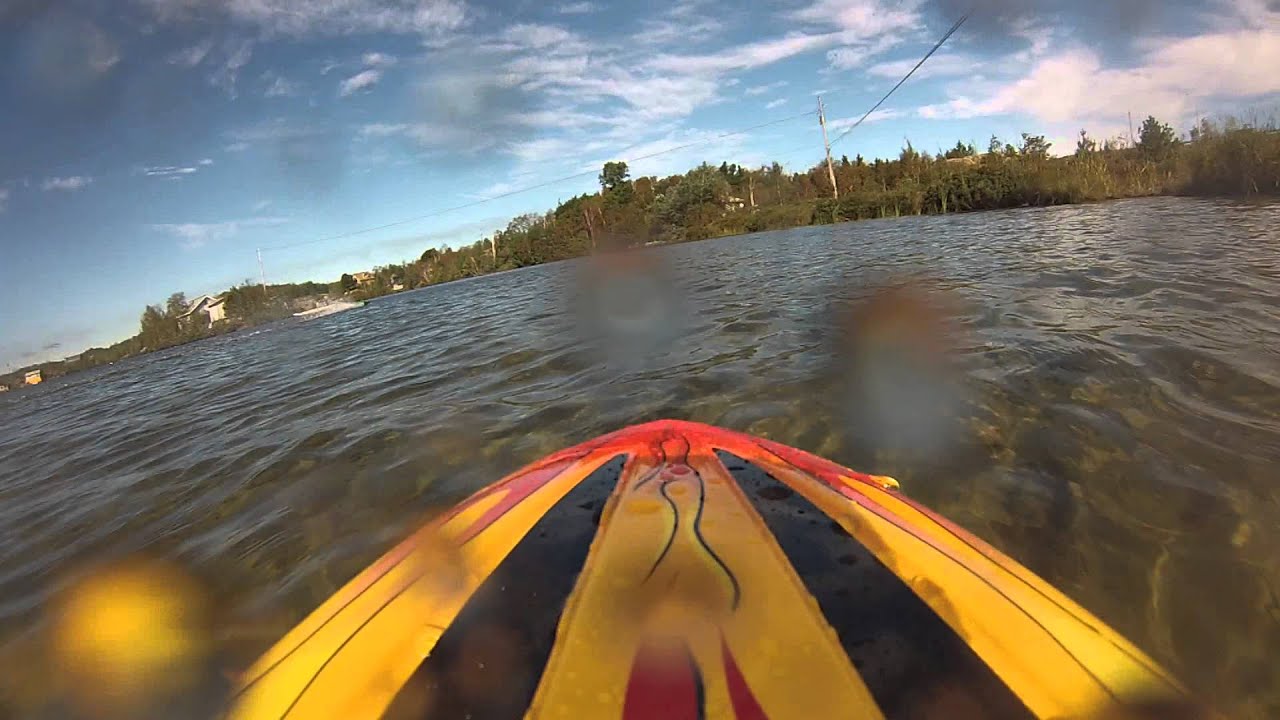 Thunder Tiger Outlaw Jr. & Larry's Custom RC Boat - YouTube