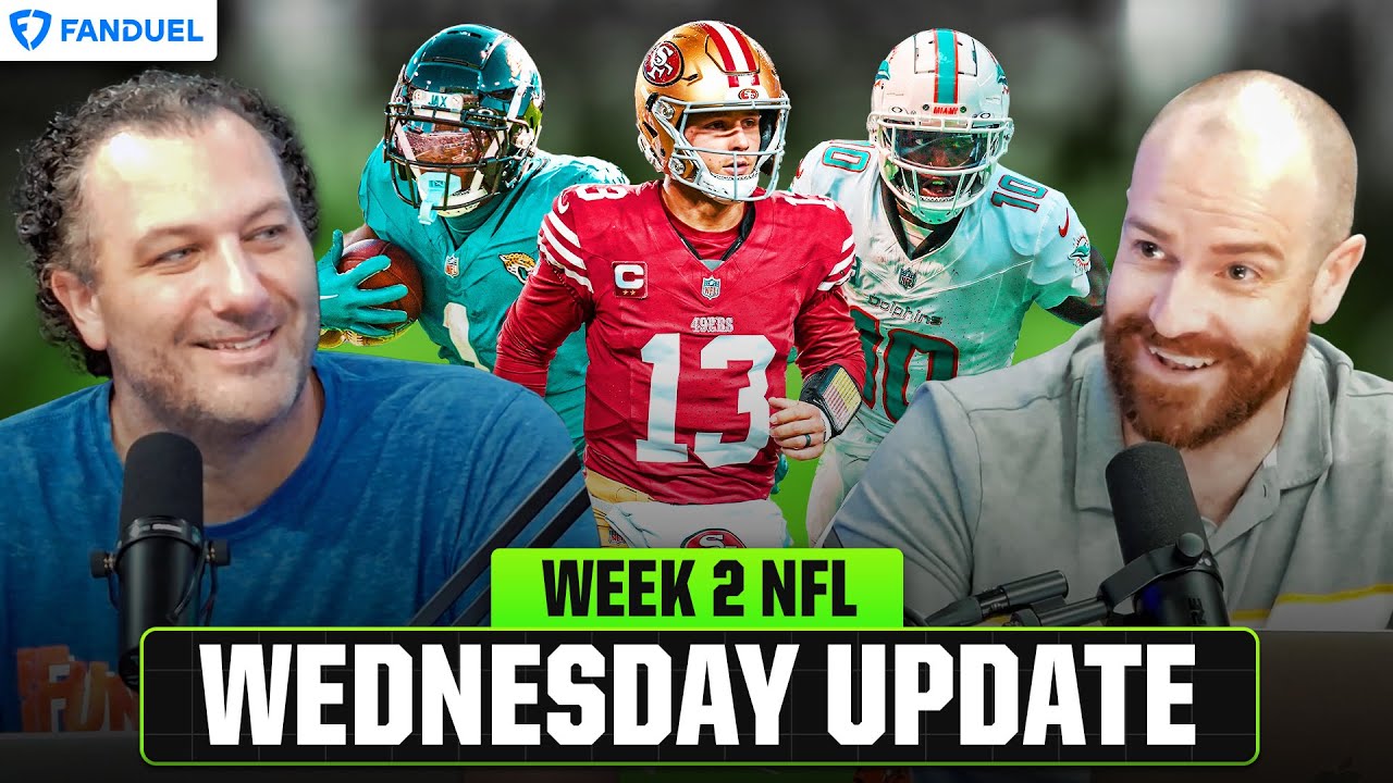 NFL Week 2 Wednesday Update (AD-FREE FOR INSIDERS ONLY) - YouTube