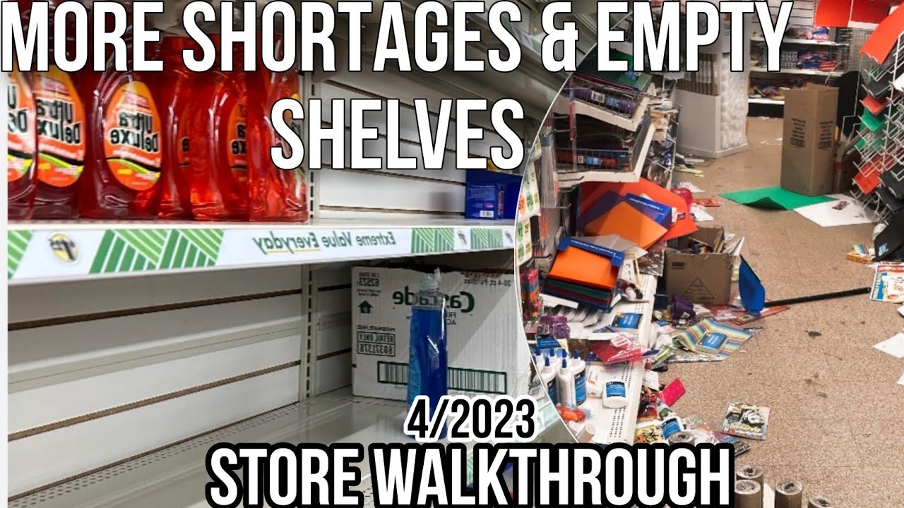 Dollar Tree Store Walkthrough| Empty Shleves & Food Shortage | Keep ...