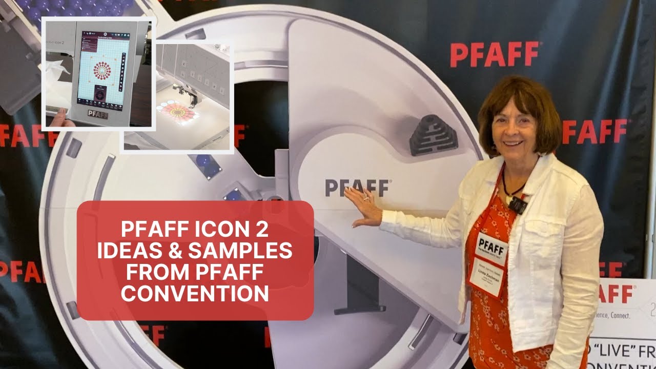Pfaff Icon 2 - Creative Embellishment Attachment - Fun Samples From The ...