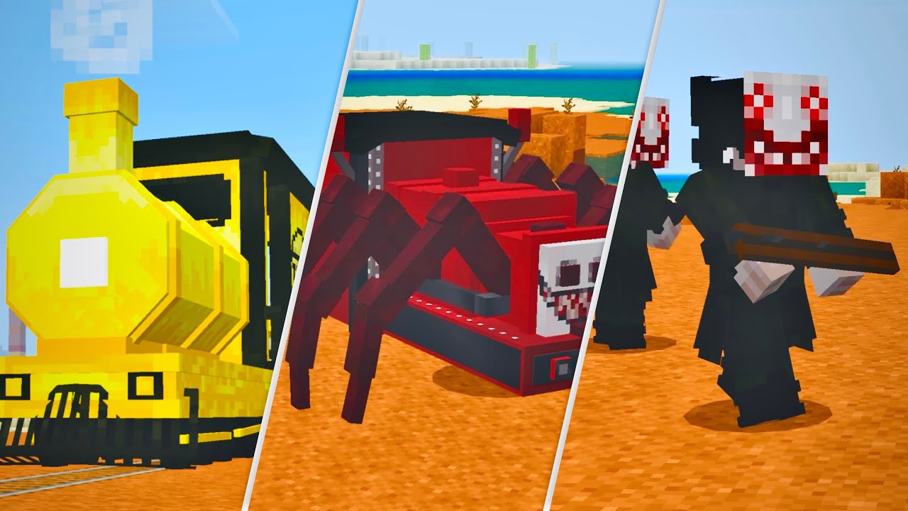 CHOO CHOO CHARLES 🚂 MOD FOR MINECRAFT PE - YouTube